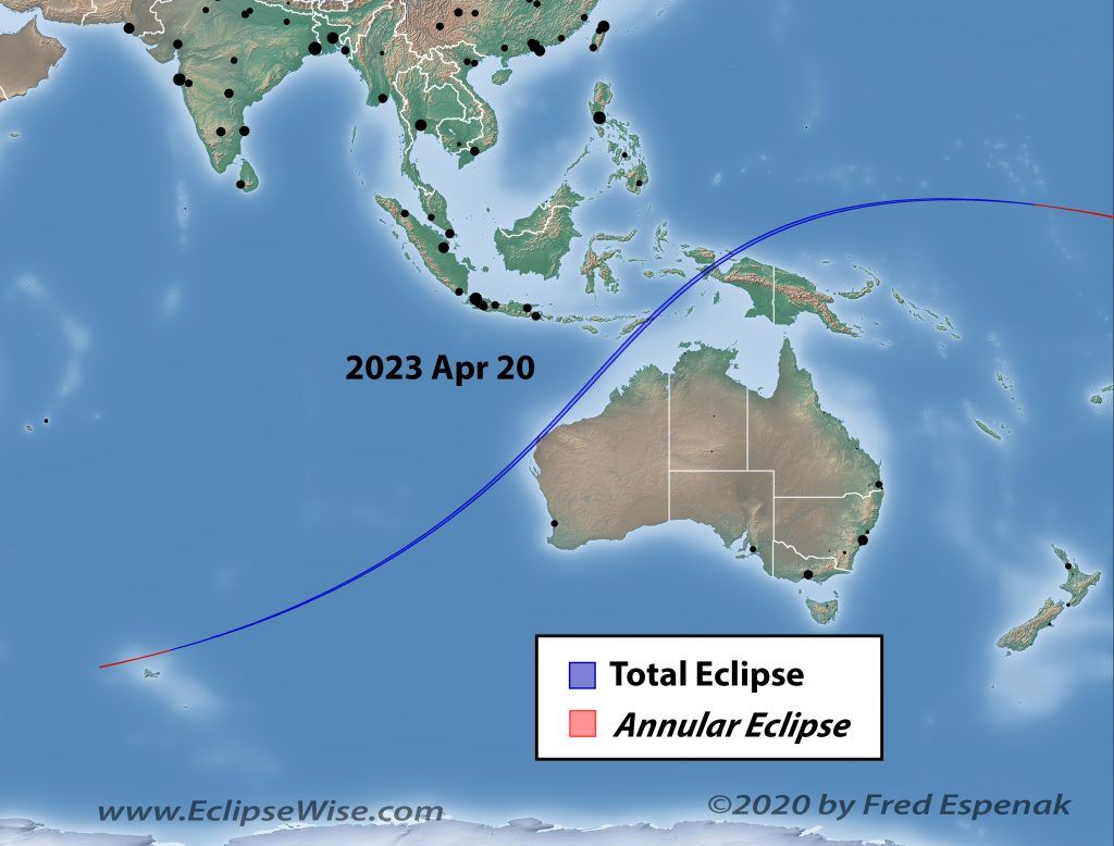 Total Eclipse 2023 - April 20 - Being in the Shadow